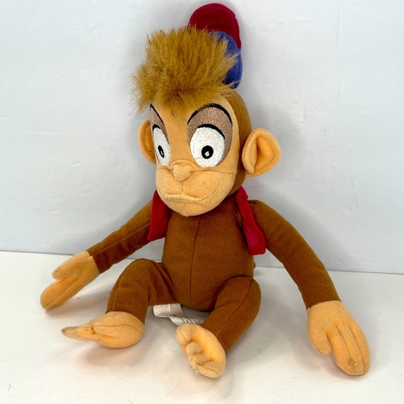 Disney | Toys | Disney Abu Monkey Aladdin Plush Stuffed Animal Bean Bag ...